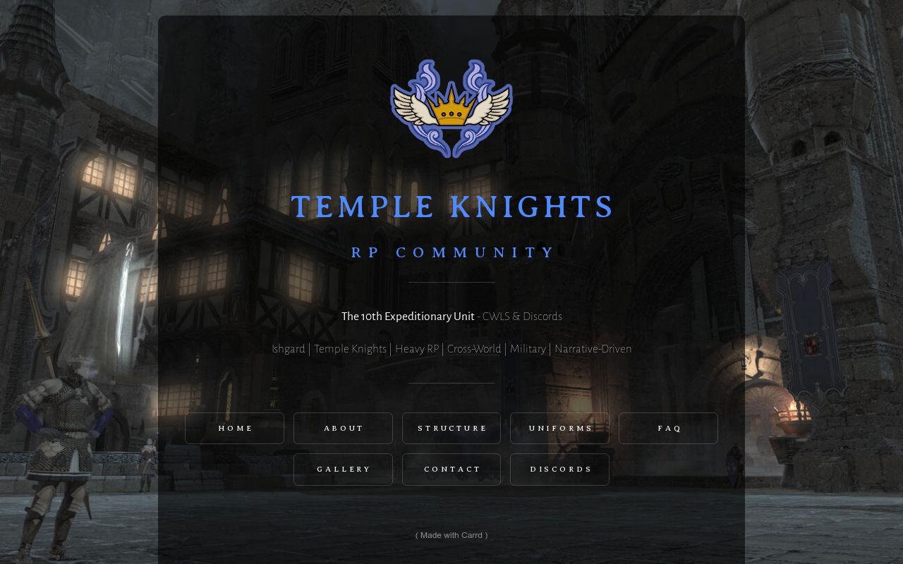 Temple Knight RP Community